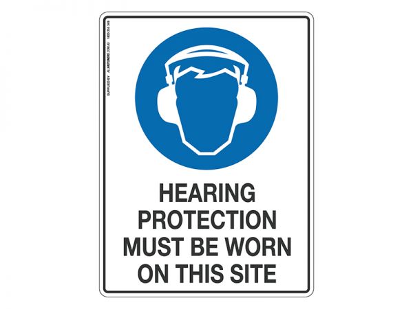 Mandatory Signs | Hearing Protection Must Be | Allfasteners