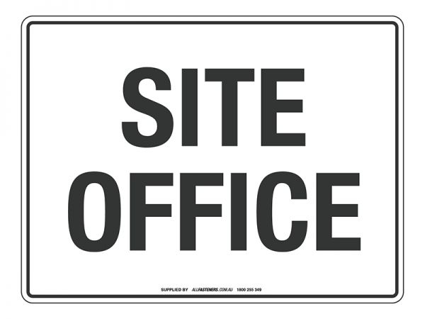 Notice Signs | Site Office | Allfasteners