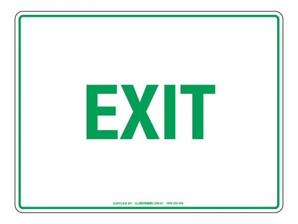 Notice Signs | Exit | Allfasteners
