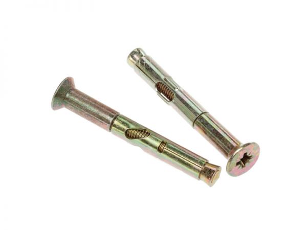 Countersunk Sleeve Anchor Zinc Yellow