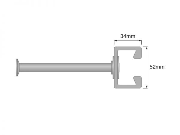 NexCast™ AC-G 52/34 Cast-In Anchor Channel | HDG