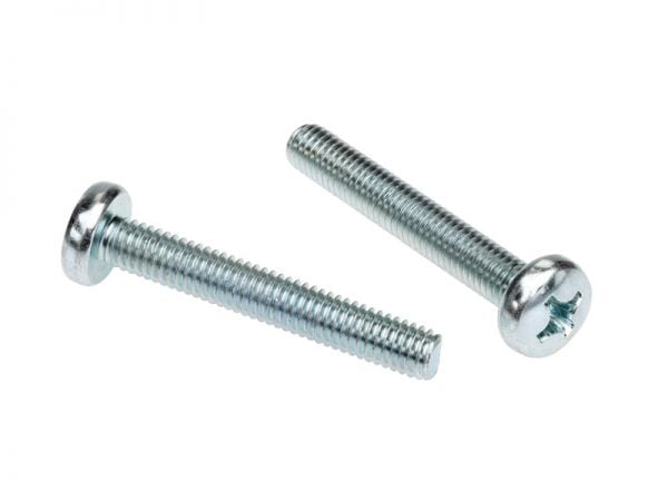Pan Head Metal Thread Zinc Metric Phillips Drive
