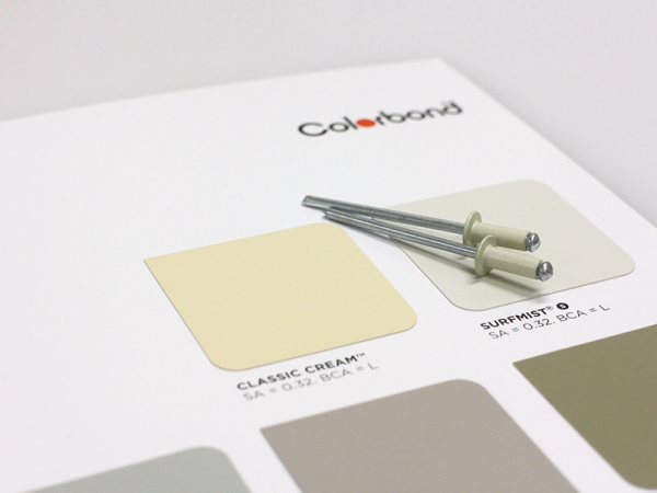 COLORBOND® Aluminium Dome Rivets A-S