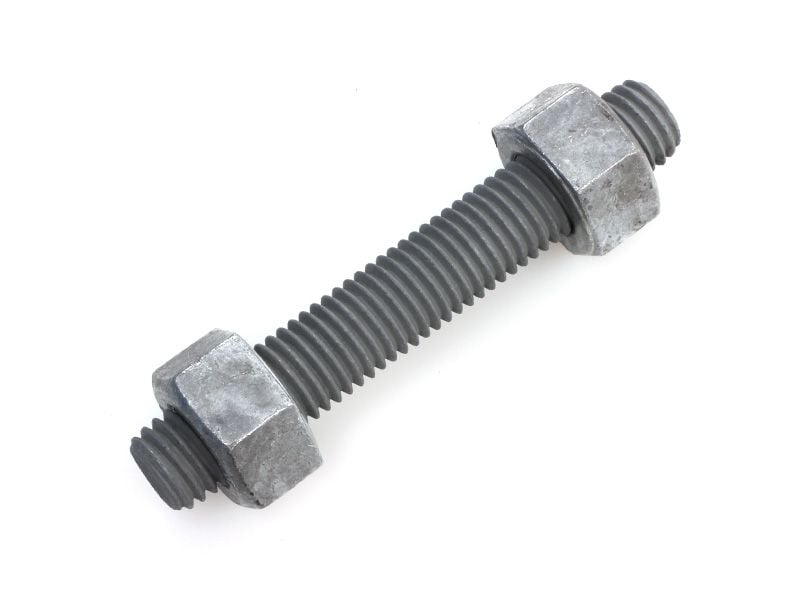 2-1/2" B7 Inorganic Zinc 'Esso Spec' Stud Bolts | Allfasteners